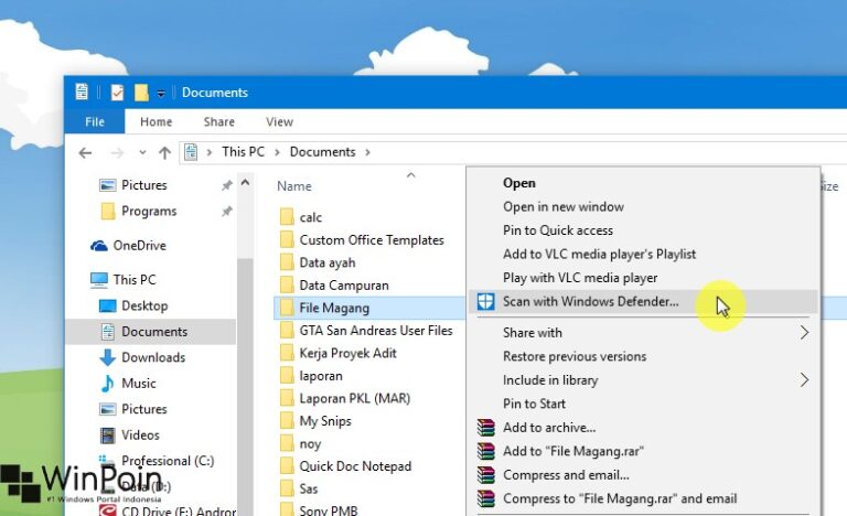 Cara Scan File dan Folder dengan Windows Defender di Windows 10 (2 ...