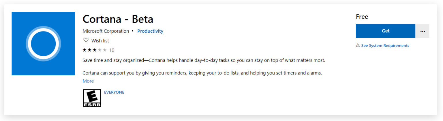 Cortana Beta Tersedia di Microsoft Store! | WinPoin