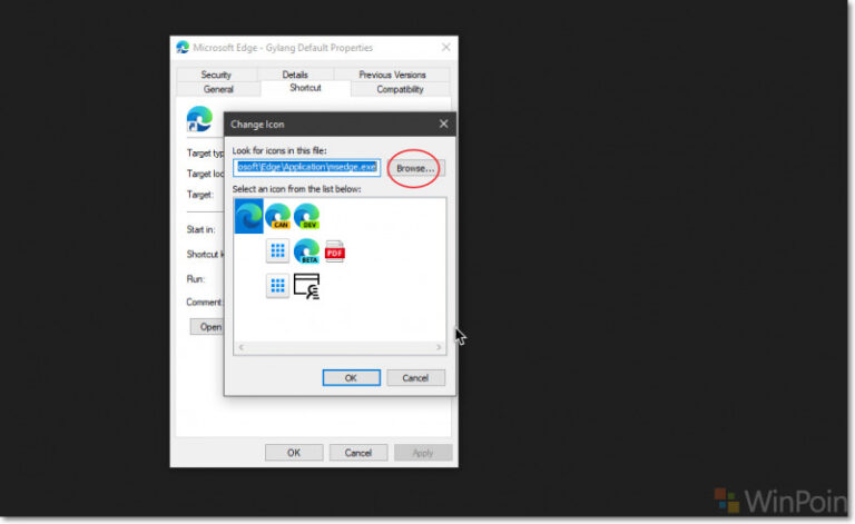 Cara Membuat Shortcut Profile Microsoft Edge Chromium