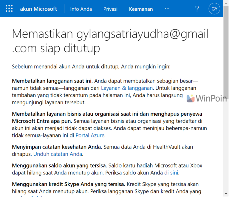 Cara Hapus Akun Microsoft Secara Permanen | WinPoin Cara Hapus Akun Microsoft Secara Permanen | WinPoin