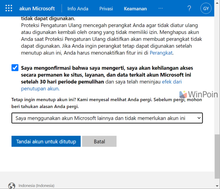 Cara Hapus Akun Microsoft Secara Permanen | WinPoin Cara Hapus Akun Microsoft Secara Permanen | WinPoin