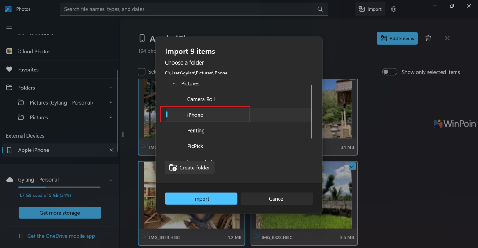 Cara Import Foto dari Iphone ke Windows 11 Menggunakan Aplikasi Photos ...