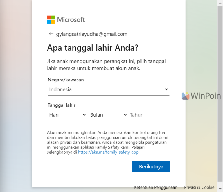 Cara Membuat Akun Microsoft di Windows 10 / 11 | WinPoin