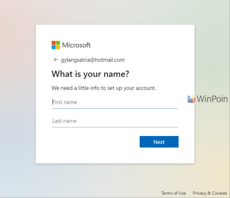 Cara Membuat Akun Microsoft di Windows 10 / 11 | WinPoin