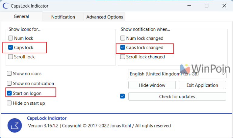 Cara Menambahkan Indicator Capslock di Windows 11 | WinPoin