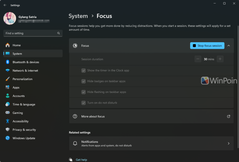 Cara Menggunakan Fitur Focus di Windows 11 | WinPoin