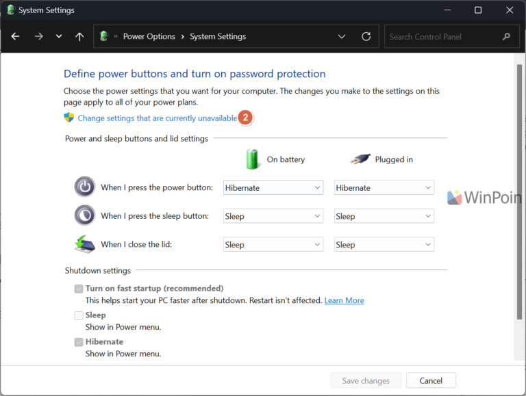 Cara Menghilangkan Opsi Hibernate Di Power Menu Windows 11 Winpoin 6538