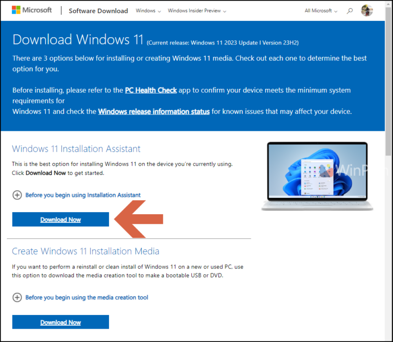 Cara Upgrade Ke Windows 11 23H2 Melalui Installation Assistant | WinPoin