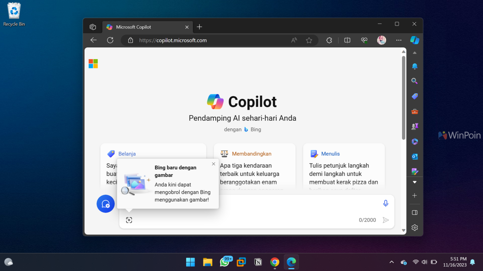 Demi Bersaing Dengan ChatGPT, Microsoft Rebrand Bing Chat Jadi Copilot | WinPoin