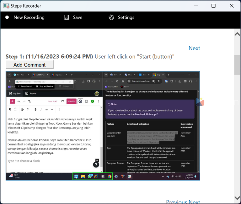 Microsoft Resmi Matikan Fitur Steps Recorder! | WinPoin