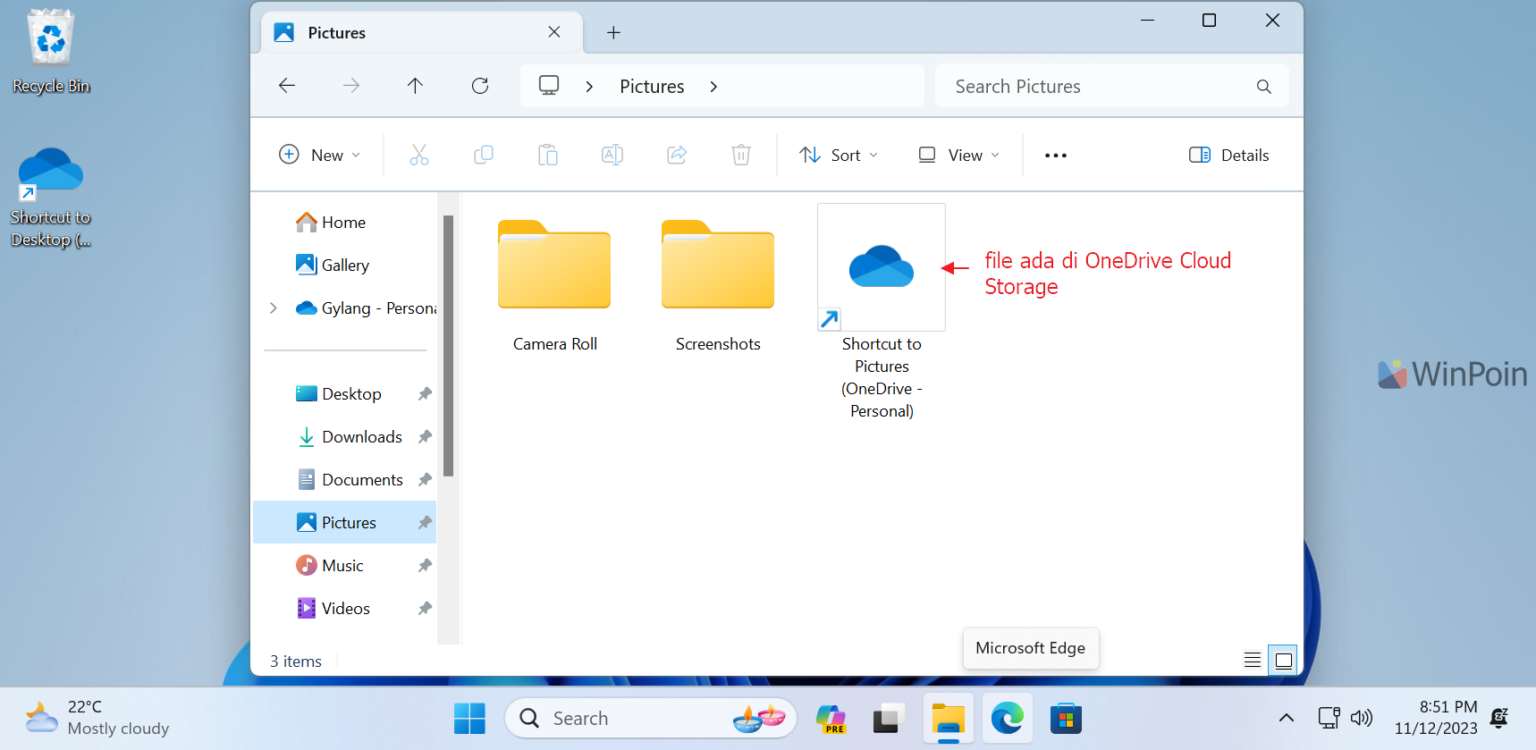 Cara Menghentikan Backup Otomatis OneDrive di Folder Windows 11 | WinPoin