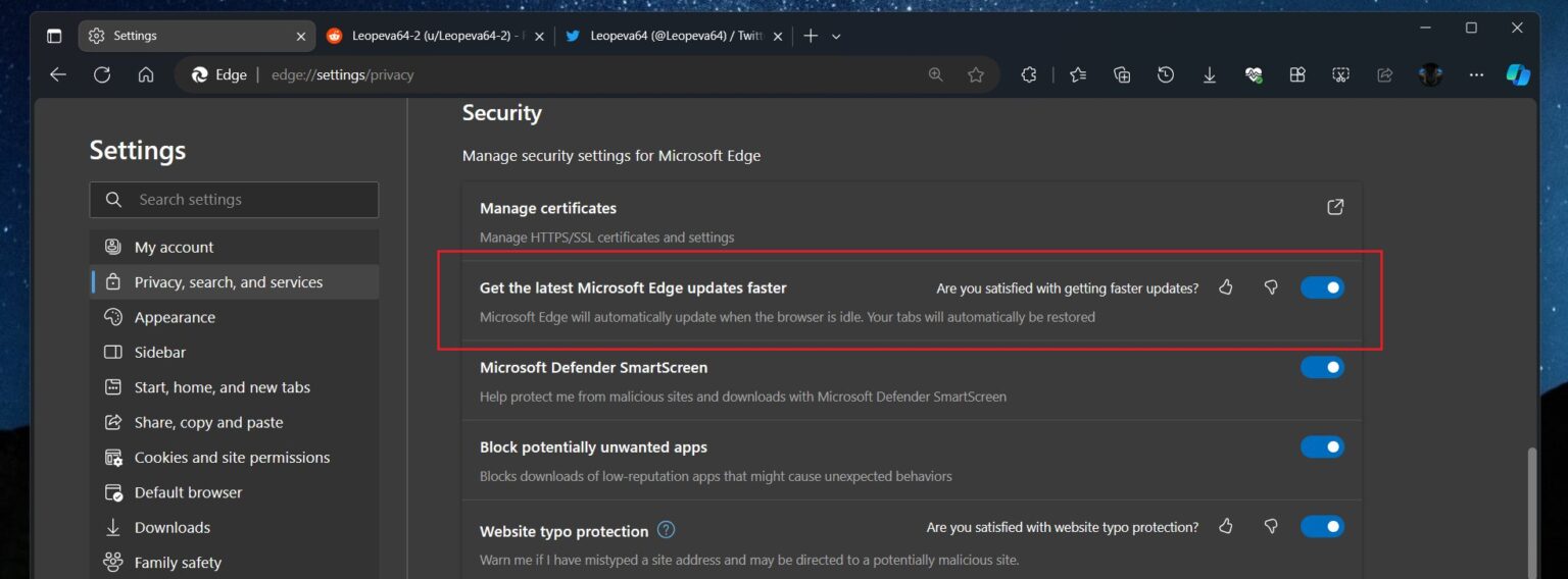 Microsoft Edge Akan Dapat Fitur Untuk Auto Restart Untuk Selesaikan ...