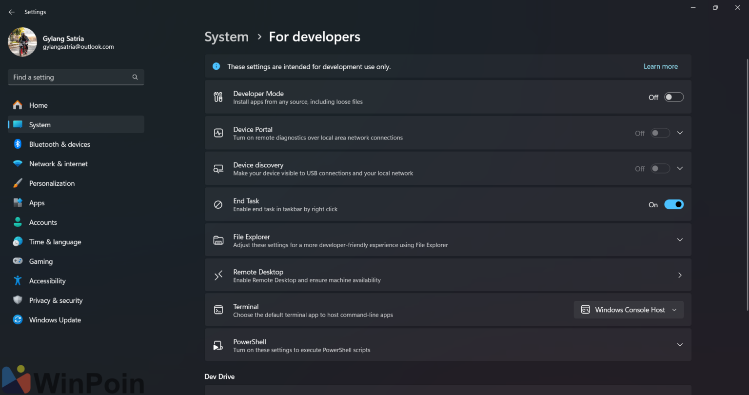 Cara Atur Console Agar Tidak Menjadi Windows Terminal di Windows 11 | WinPoin