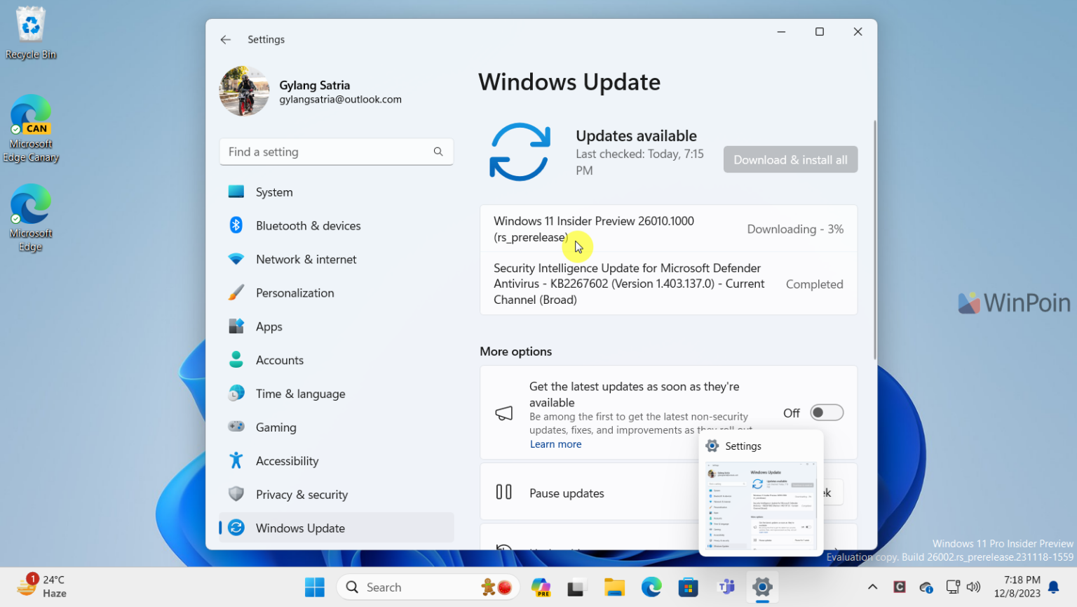 Microsoft Rilis Windows 11 Insider Canary Build 26010 – Ada Opsi Undock ...