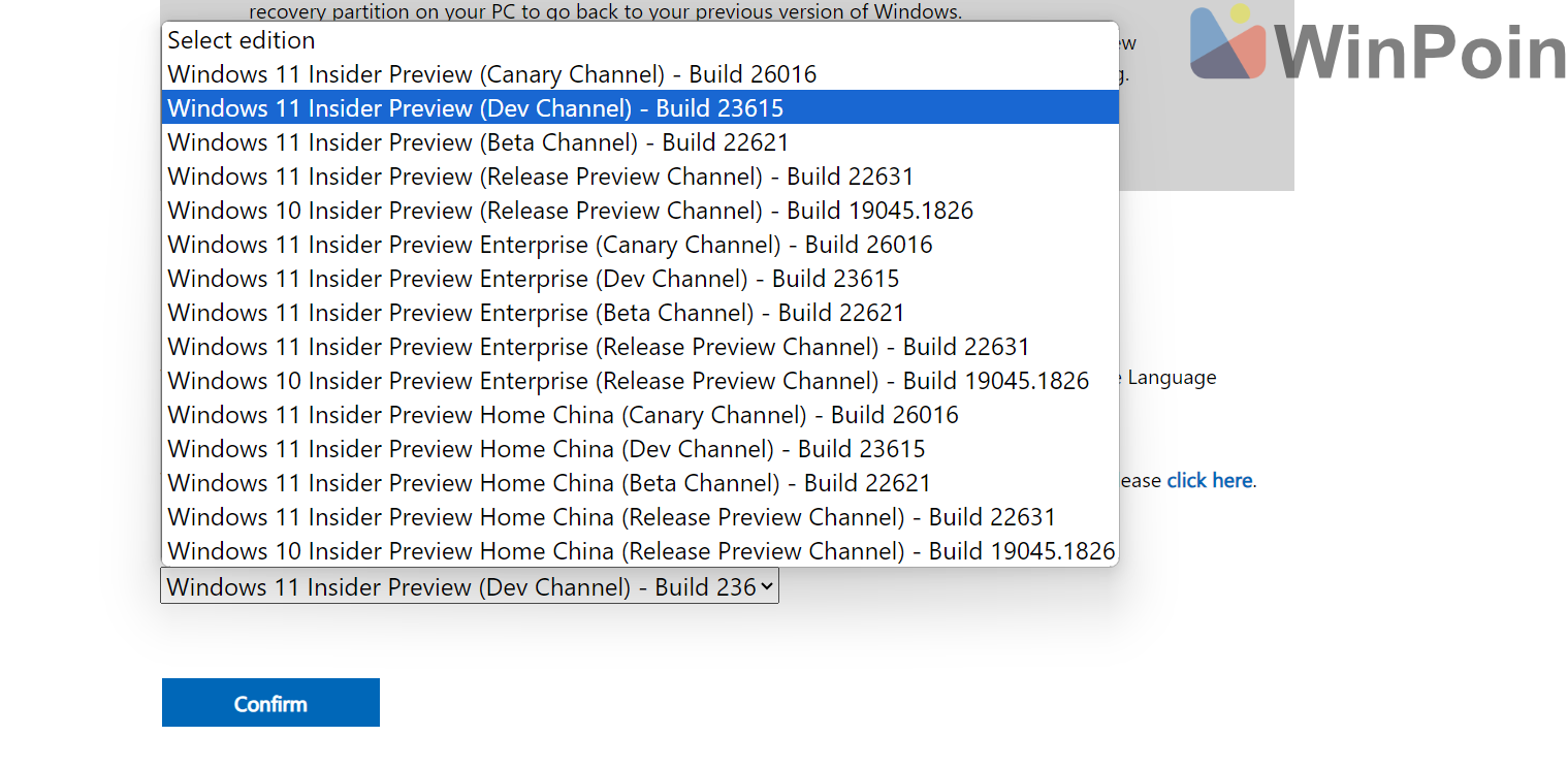 Download Official File ISO – Windows 11 Insider Build 23615 | WinPoin