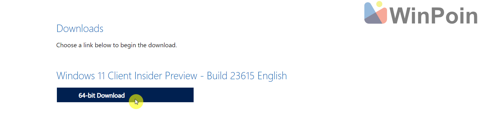 Download Official File ISO – Windows 11 Insider Build 23615 | WinPoin