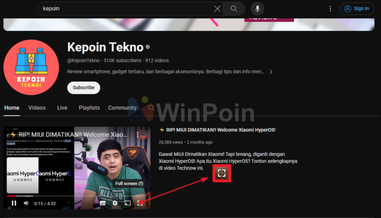 3 Cara Masuk Mode Full Screen di Windows 11 | WinPoin
