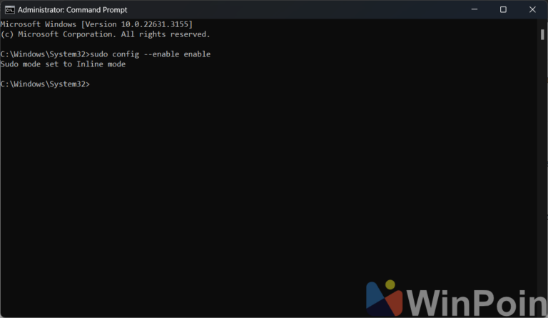 Cara Install Sudo di Windows 11 22H2 / 23H2 | WinPoin