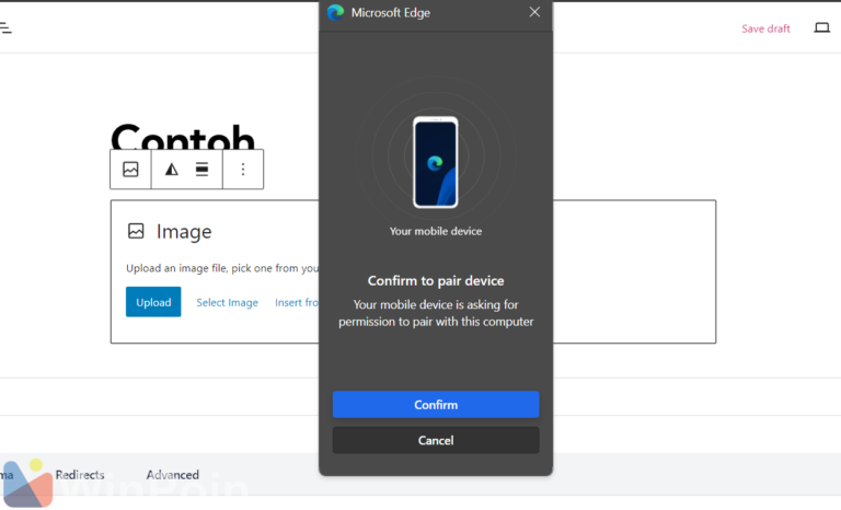 Microsoft Edge Dapatkan Opsi “Upload from mobile” | WinPoin