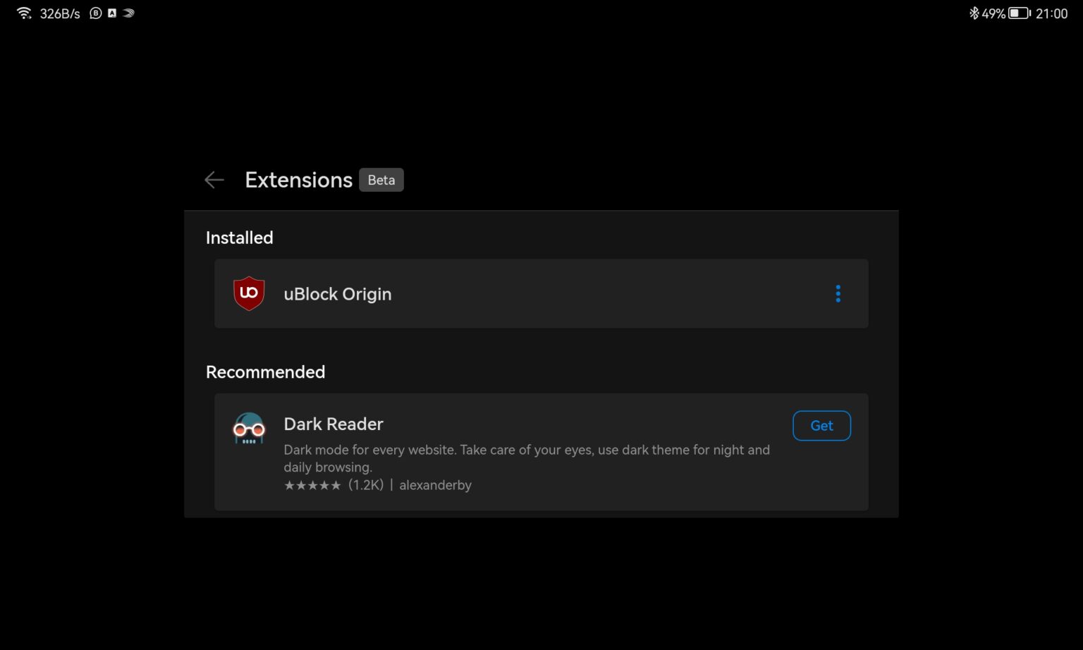 Mencoba Install Extension di Microsoft Edge for Android, Overall Mantap ...