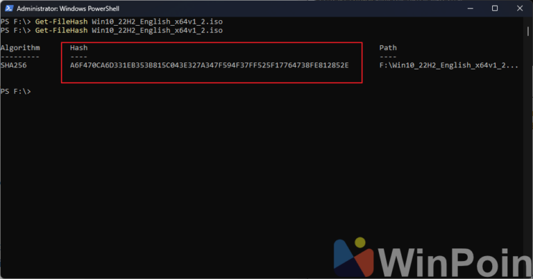 Cara Cek Keaslian File ISO Windows Menggunakan Powershell | WinPoin