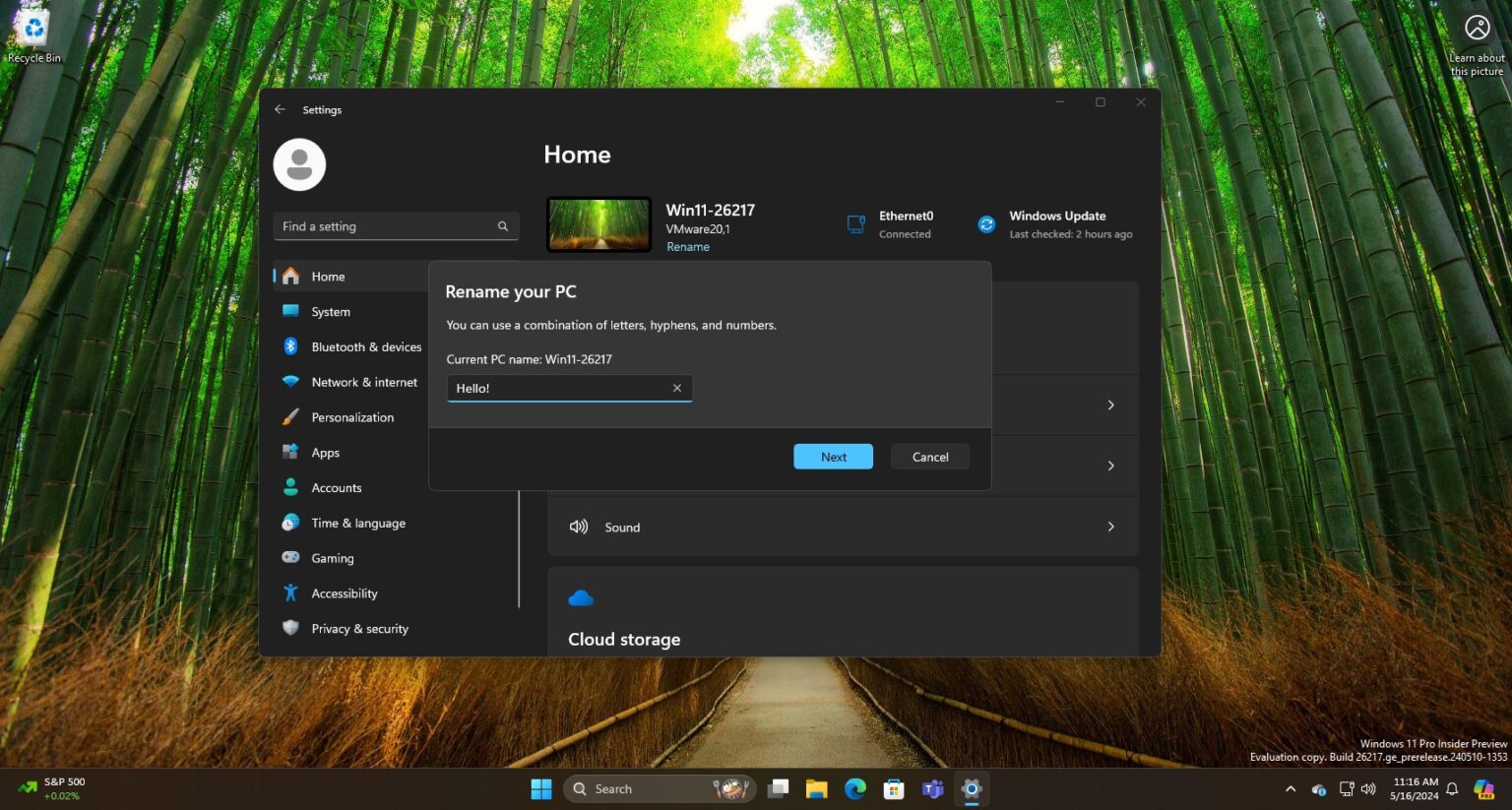 Microsoft Uji Dialog System Settings Dengan Tampilan Baru di Windows 11 ...