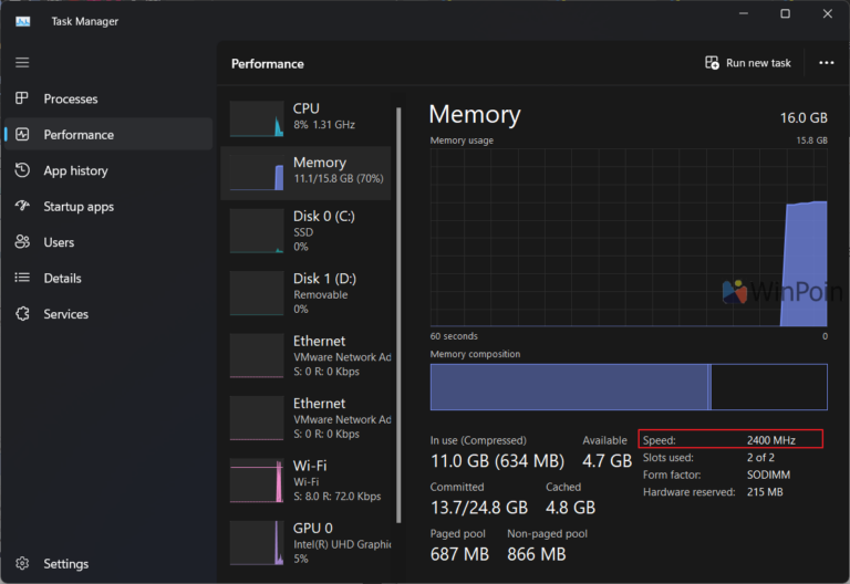 Task Manager Akan Mulai Tampilkan Memory Frequency Dalam Format MT/s | WinPoin