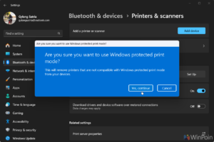 Cara Aktifkan Windows Protected Print Mode di Windows 11 | WinPoin
