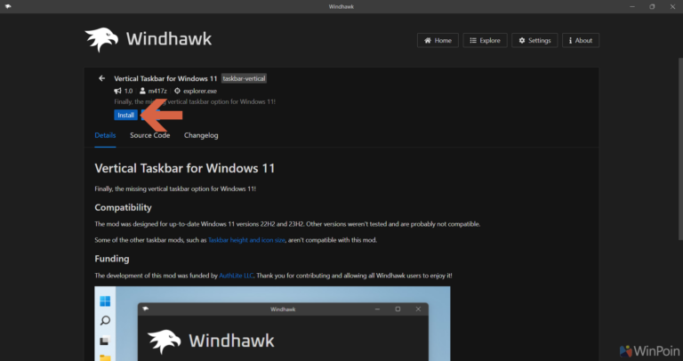 Cara Aktifkan Vertical Taskbar di Windows 11 | WinPoin
