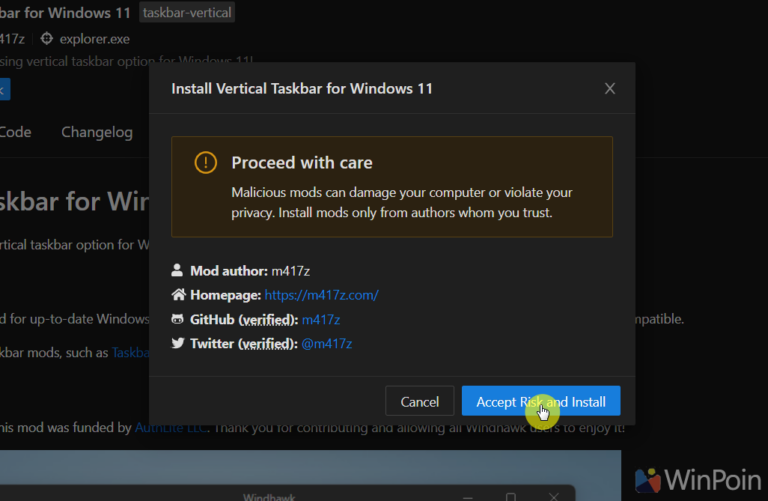 Cara Aktifkan Vertical Taskbar di Windows 11 | WinPoin