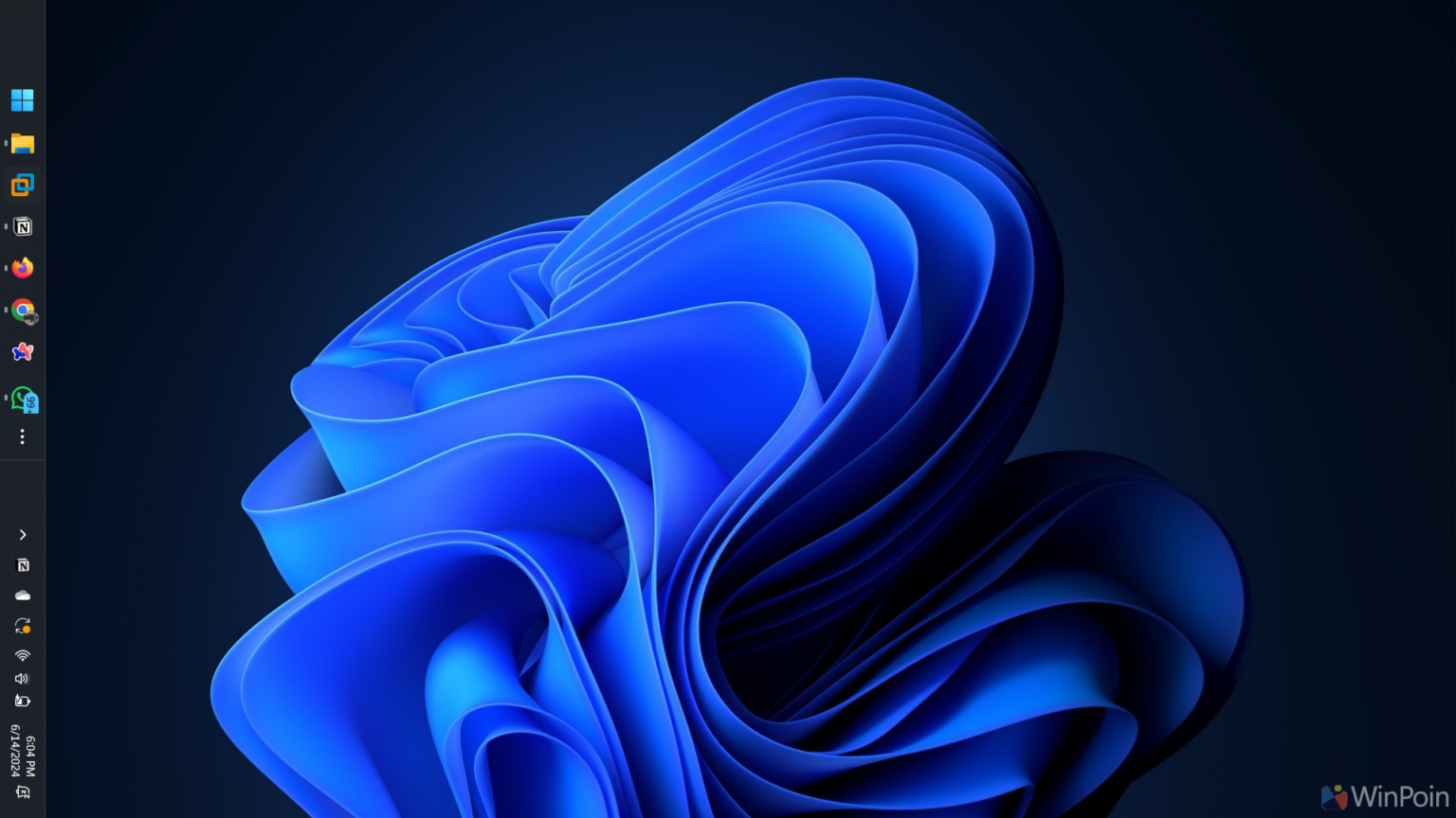 Cara Aktifkan Vertical Taskbar di Windows 11 | WinPoin