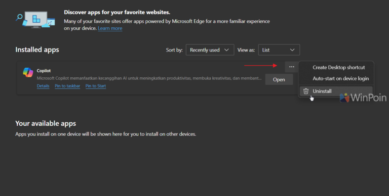 Cara Uninstall Copilot di Windows 11 | WinPoin