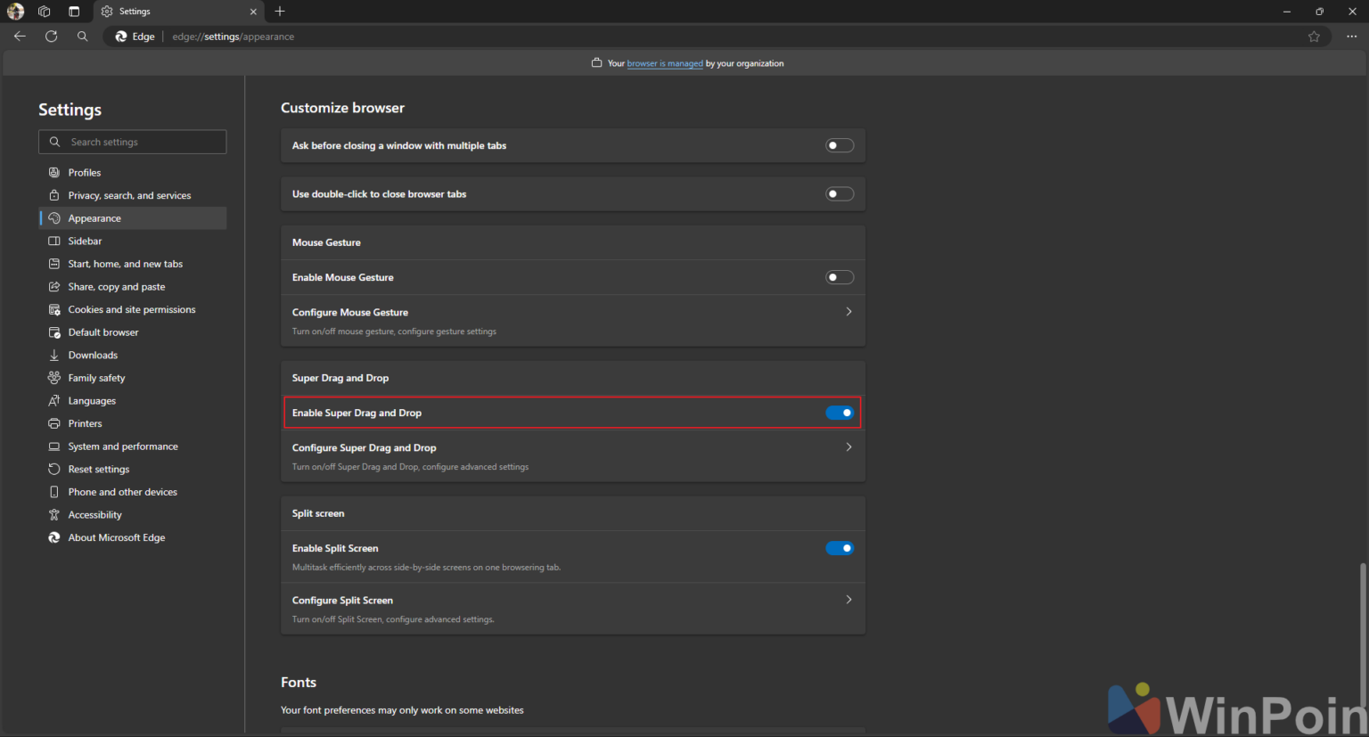 Cara Aktifkan Super Drag and Drop di Microsoft Edge | WinPoin