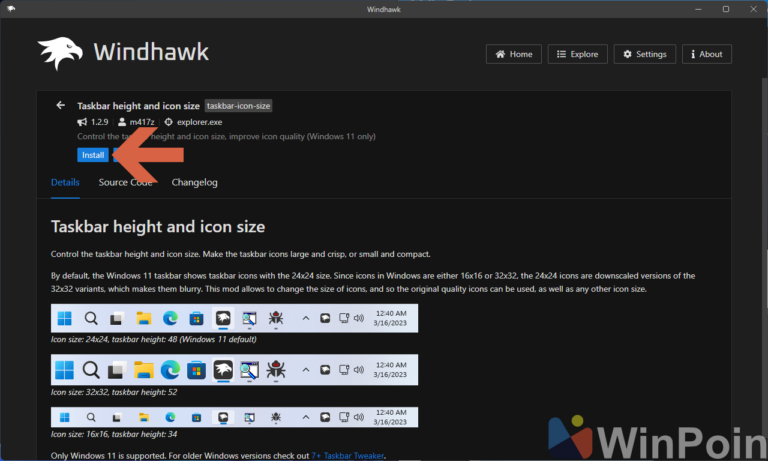 Cara Mengubah Ukuran Taskbar di Windows 11 | WinPoin