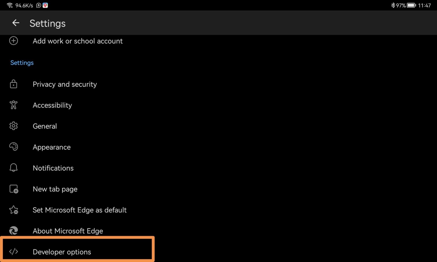 Cara Mengaktifkan Developer Option di Microsoft Edge for Android | WinPoin