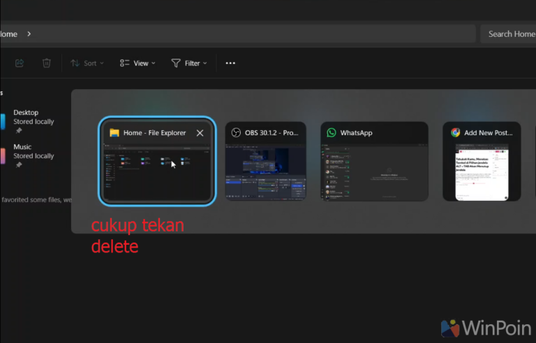 Tahukah Kamu, Menekan Tombol Delete di ALT + TAB Akan Menutup Jendela ...