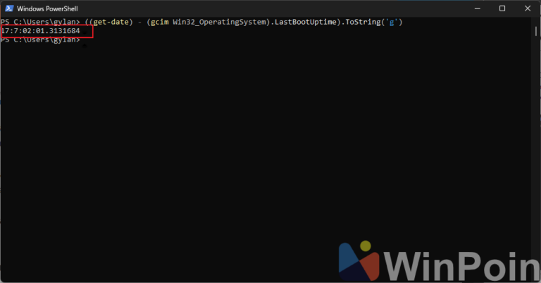 Cara Melihat System Uptime di Windows 11 | WinPoin