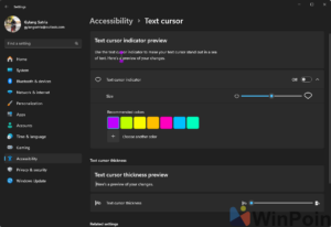 Cara Mengaktifkan Text Cursor Indicator di Windows 11 1 | WinPoin