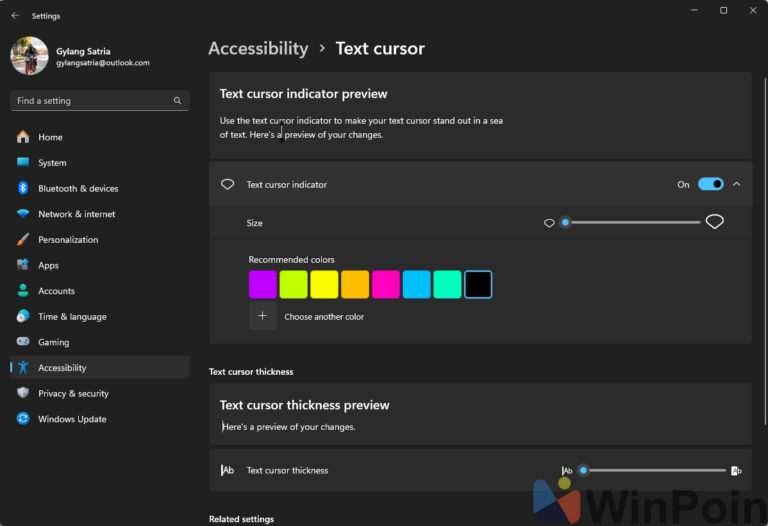 Cara Mengaktifkan Text Cursor Indicator Di Windows 11 Winpoin