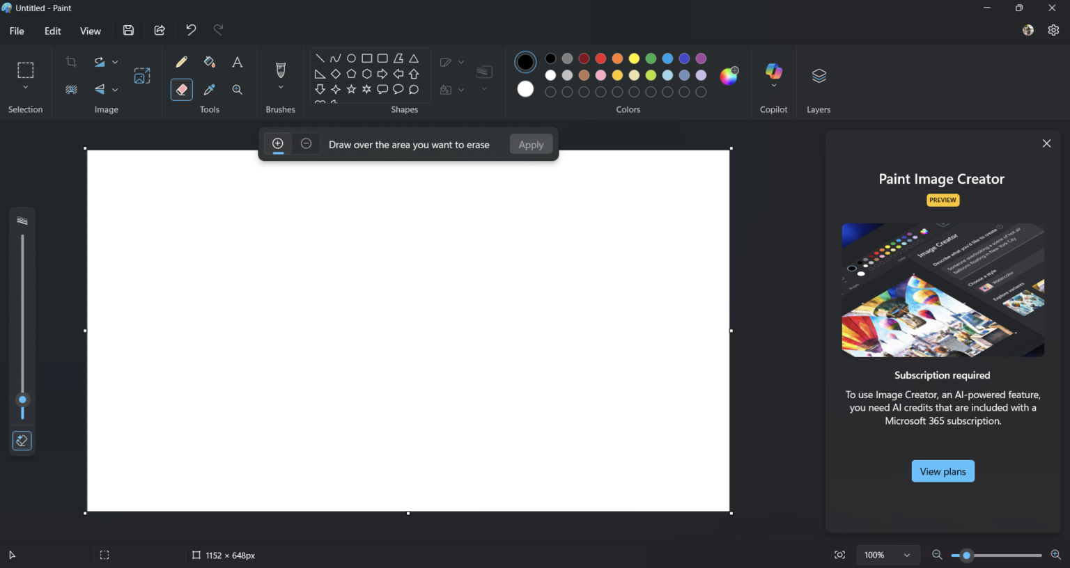Microsoft Tambahkan Copilot hub di Microsoft Paint | WinPoin