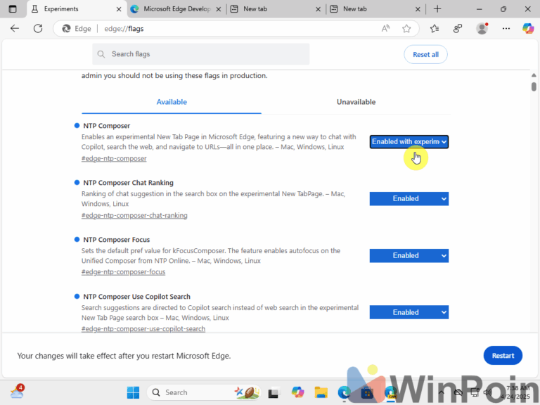 Cara Membuat Copilot Menjadi New Tab di Microsoft Edge | WinPoin