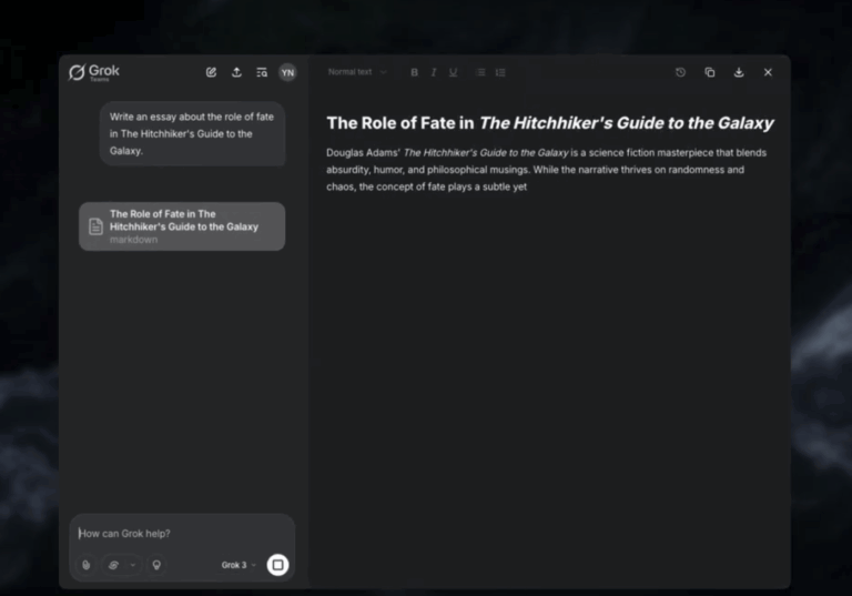 Makin Canggih, Grok Kini Bisa Generate Dokumen, Kode, dan Bahkan Game Browser | WinPoin