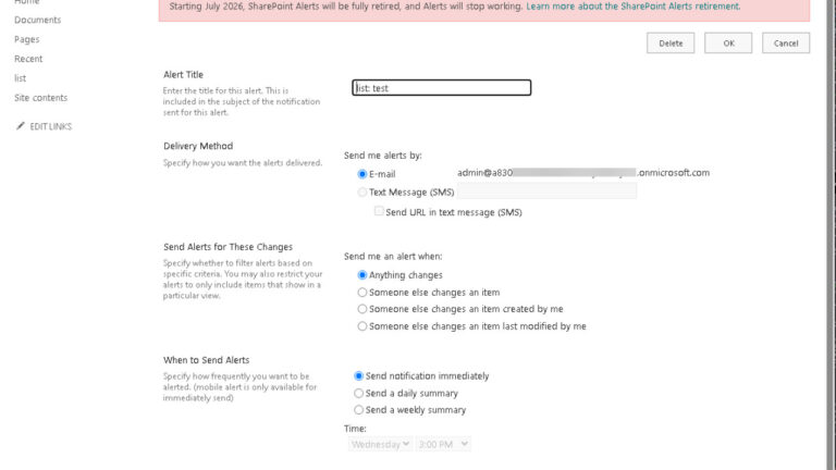 Microsoft Umumkan Pensiunnya Sharepoint Alert | WinPoin